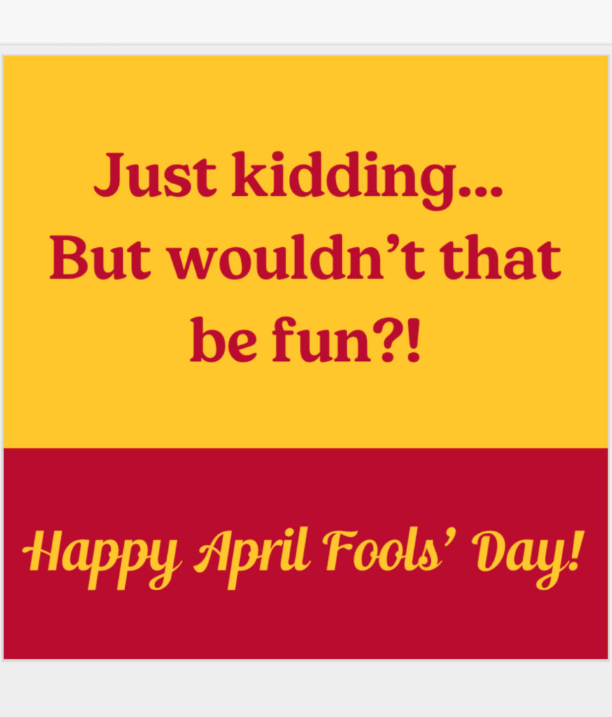 April Fools’ | Godfather's Pizza